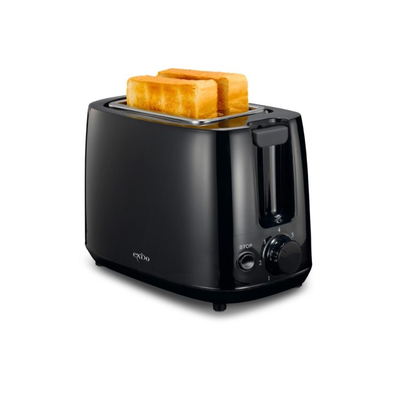 Exido - Brødrister 600W. Sort - CC Isenkram